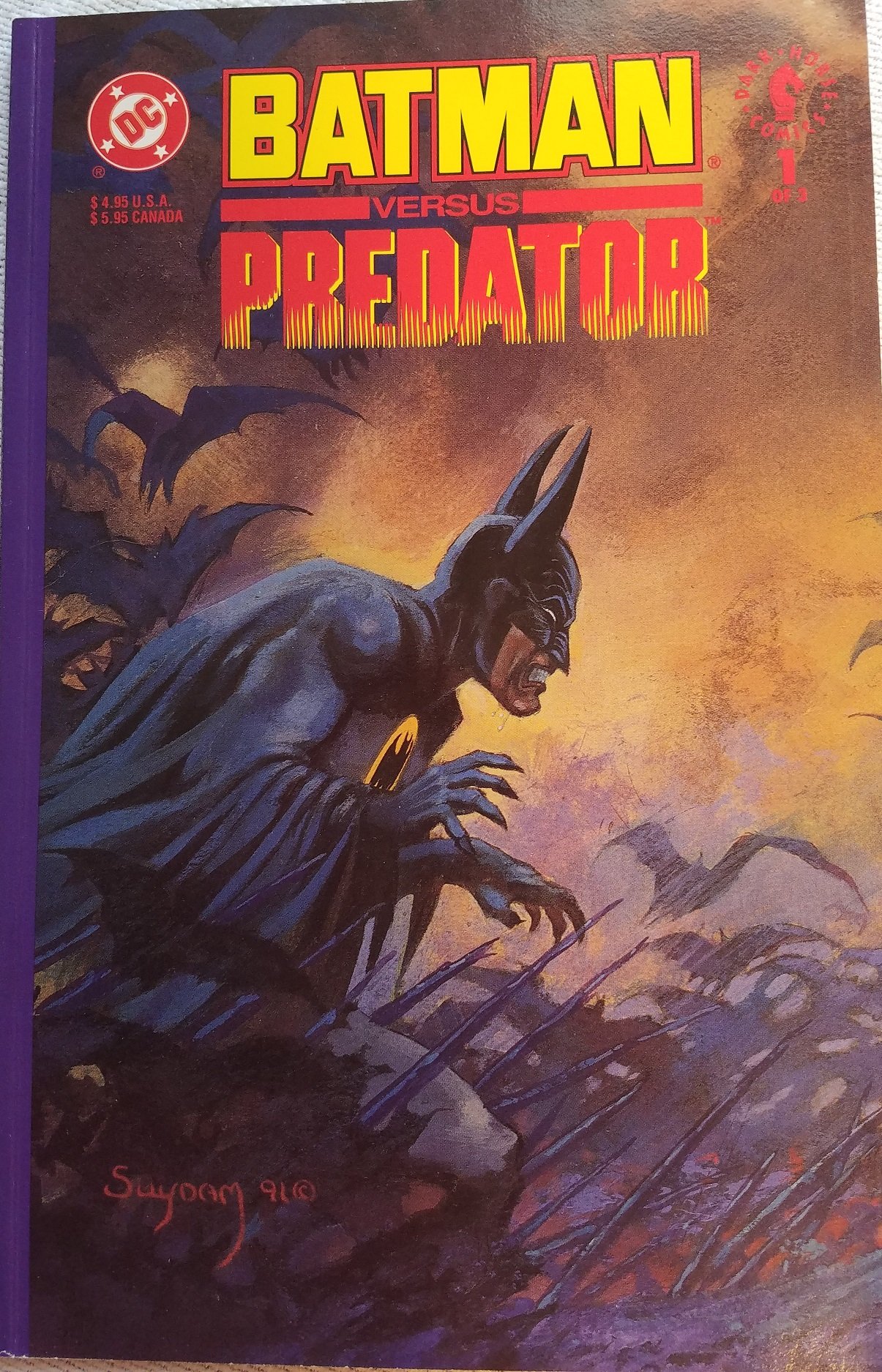 Set Batman vs Predator Prestige Edition FULL SET of 3 Books by Dave ...