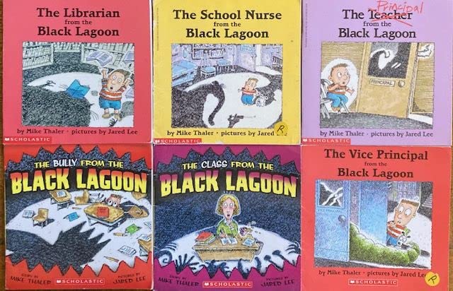 The Black Lagoon 6 Book Set - The Librarian, The Principal, The School ...