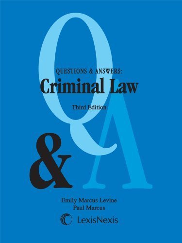 Questions and Answers: Criminal Law (Questions & Answers) 3rd edition ...