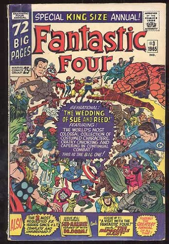Fantastic Four Annual, v1 #3. 1965 [Comic Book] by Marvel Comics ...