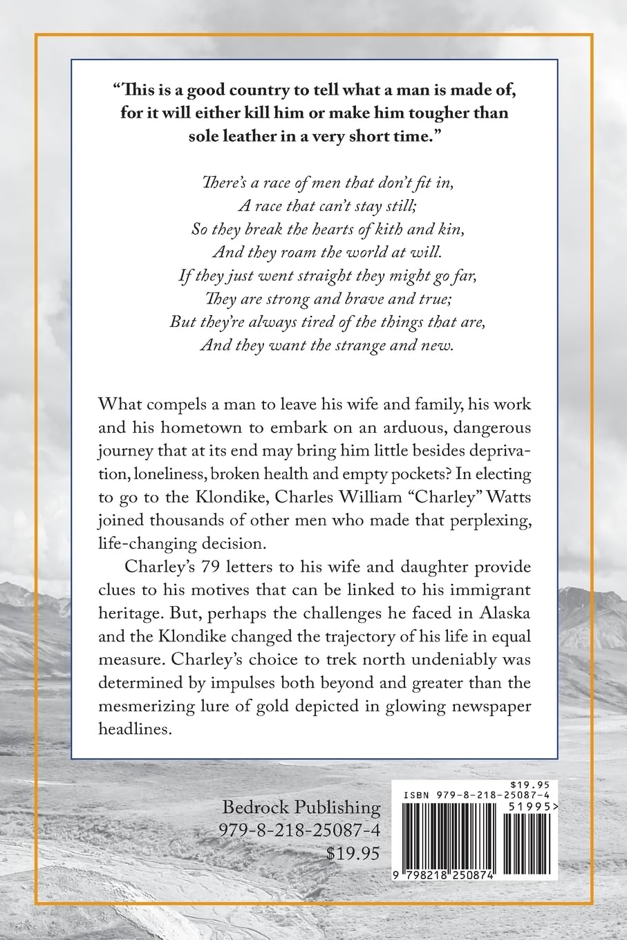 Chasing the Echo: Charles W. Watts and the Call of the Klondike by Edward A Loy | Goodreads