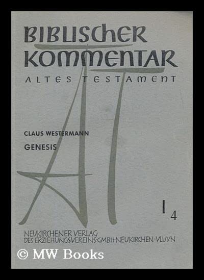 Genesis / Claus Westermann by Claus Westermann | Goodreads