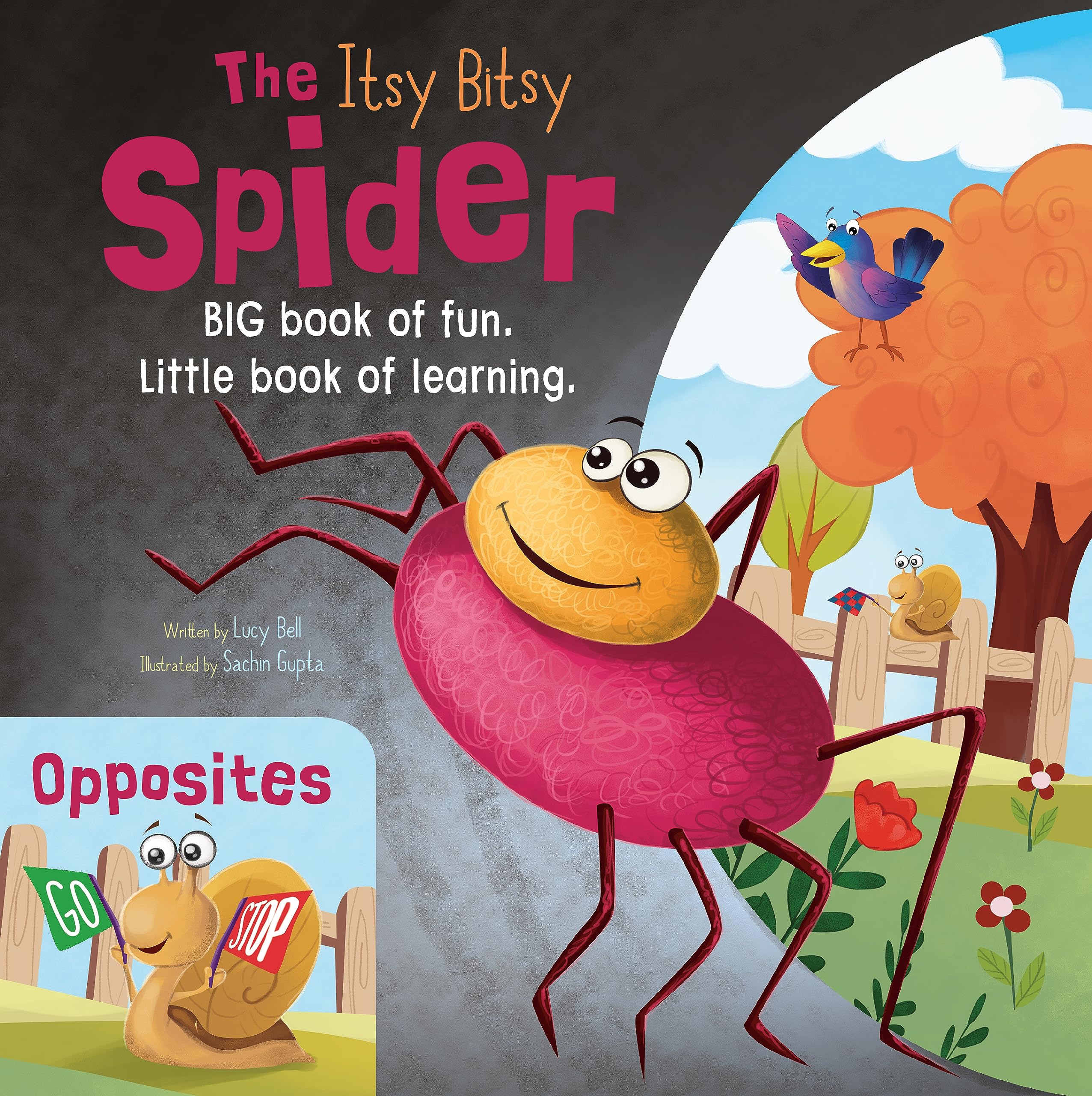 The Itsy Bitsy Spider / Opposites: Big Book of Fun, Little Book of ...