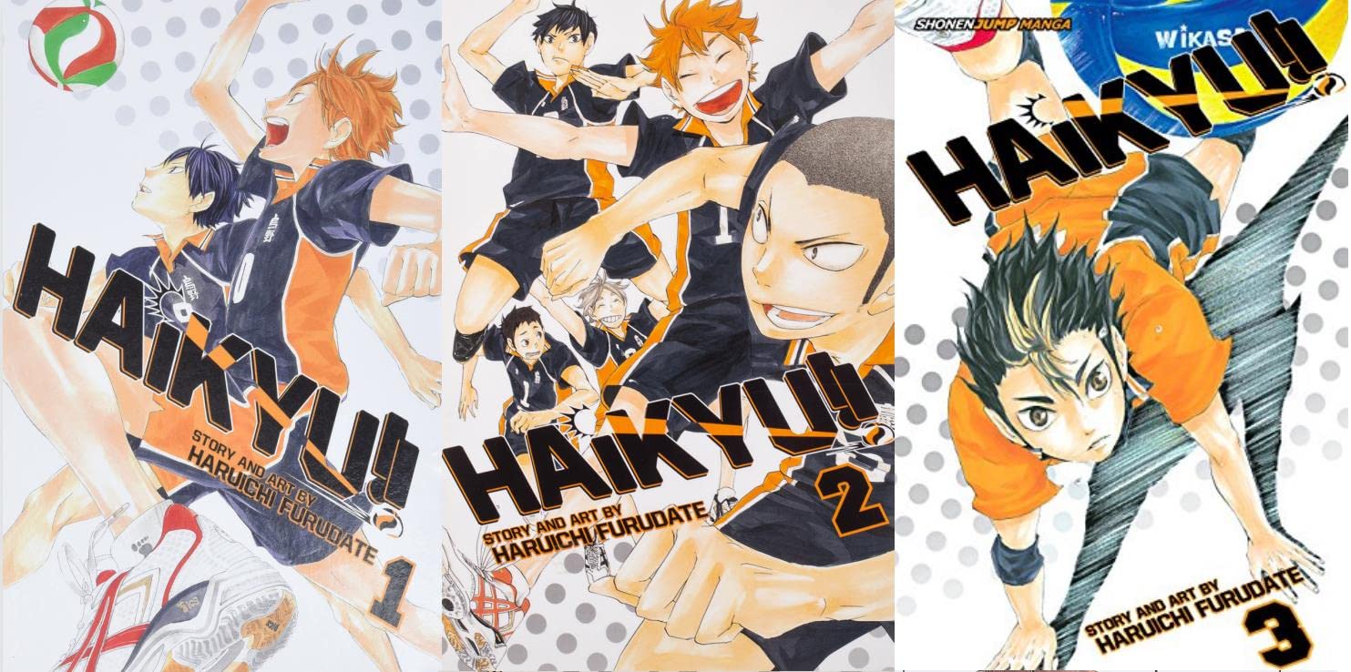 Haikyu!! Furudate Collection 10 books set Haruichi Vol 1-10 by Haruichi Furudate by Haruichi ...