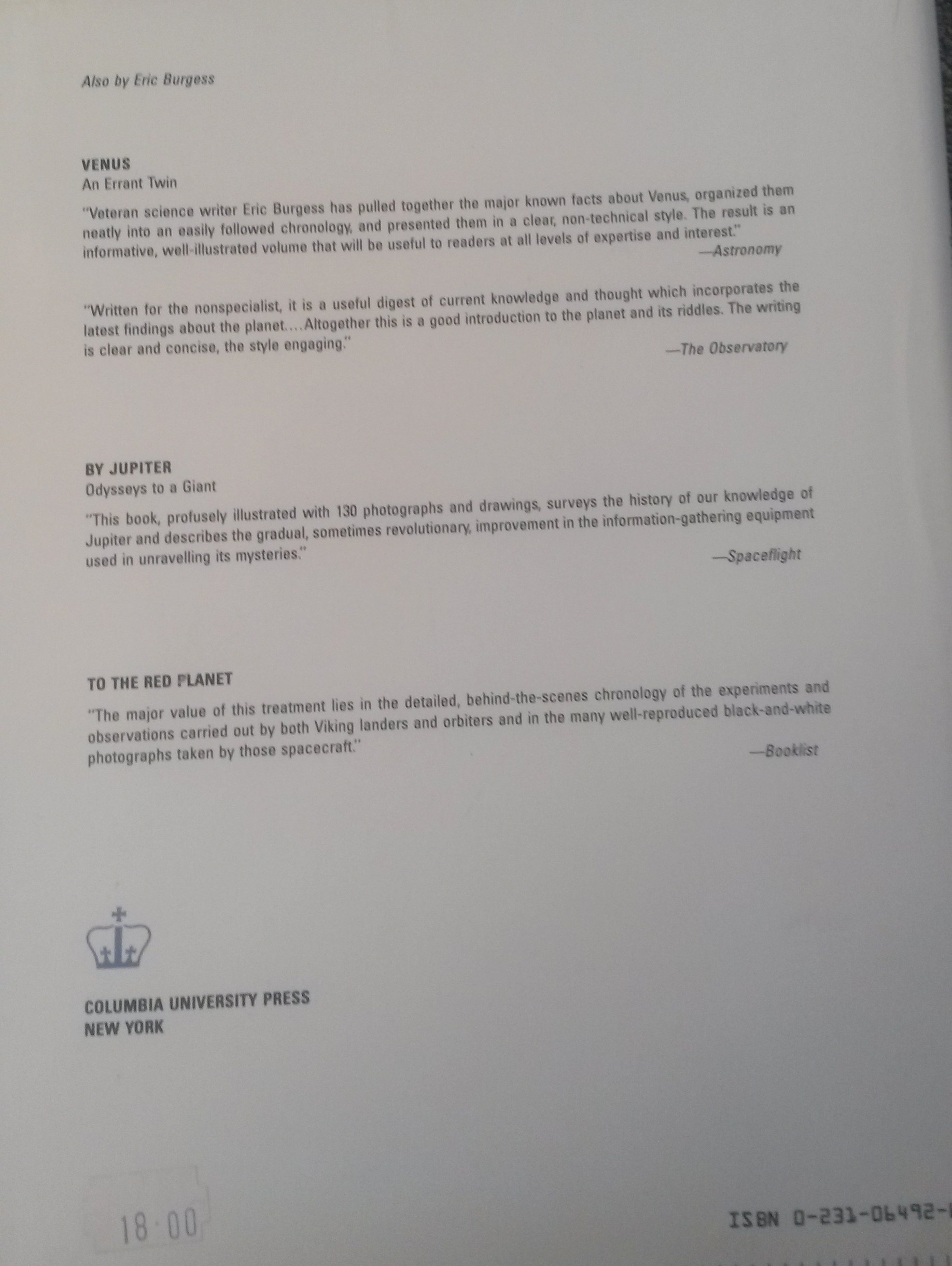 Uranus and Neptune: The Distant Giants by Eric Burgess | Goodreads