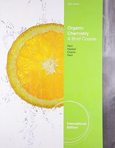 Organic Chemistry: A Brief Course by David J. Hart by Harold Hart ...
