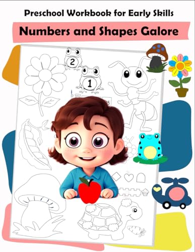Numbers and Shapes Galore: Preschool Workbook for Early Skill ...