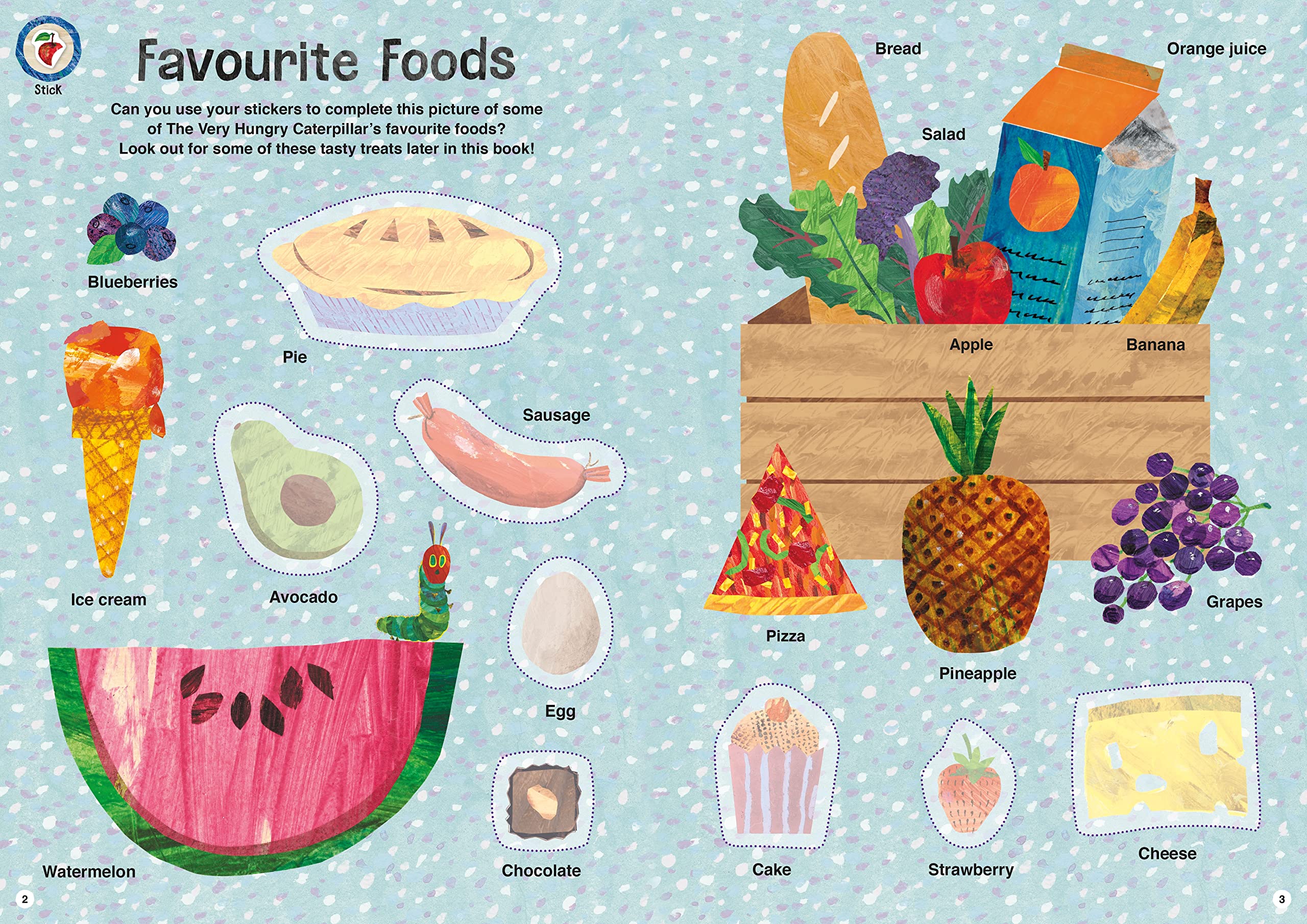 Feast - Sticker and Colouring Book by Eric Carle | Goodreads