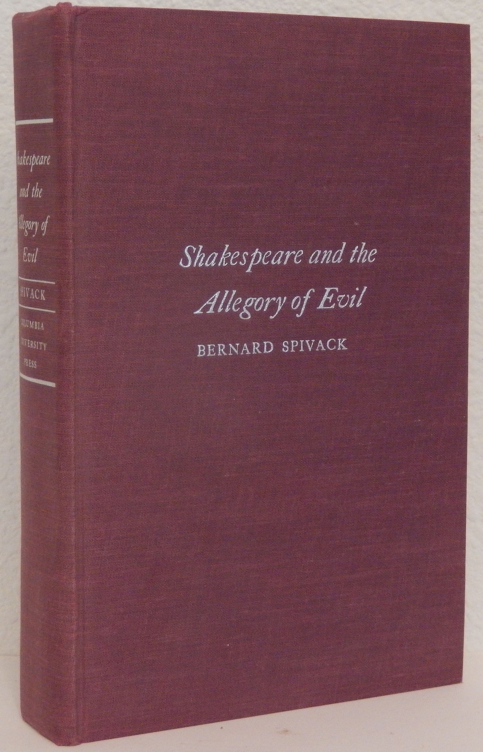 Shakespeare and the Allegory of Evil: The History of a Metaphor in ...