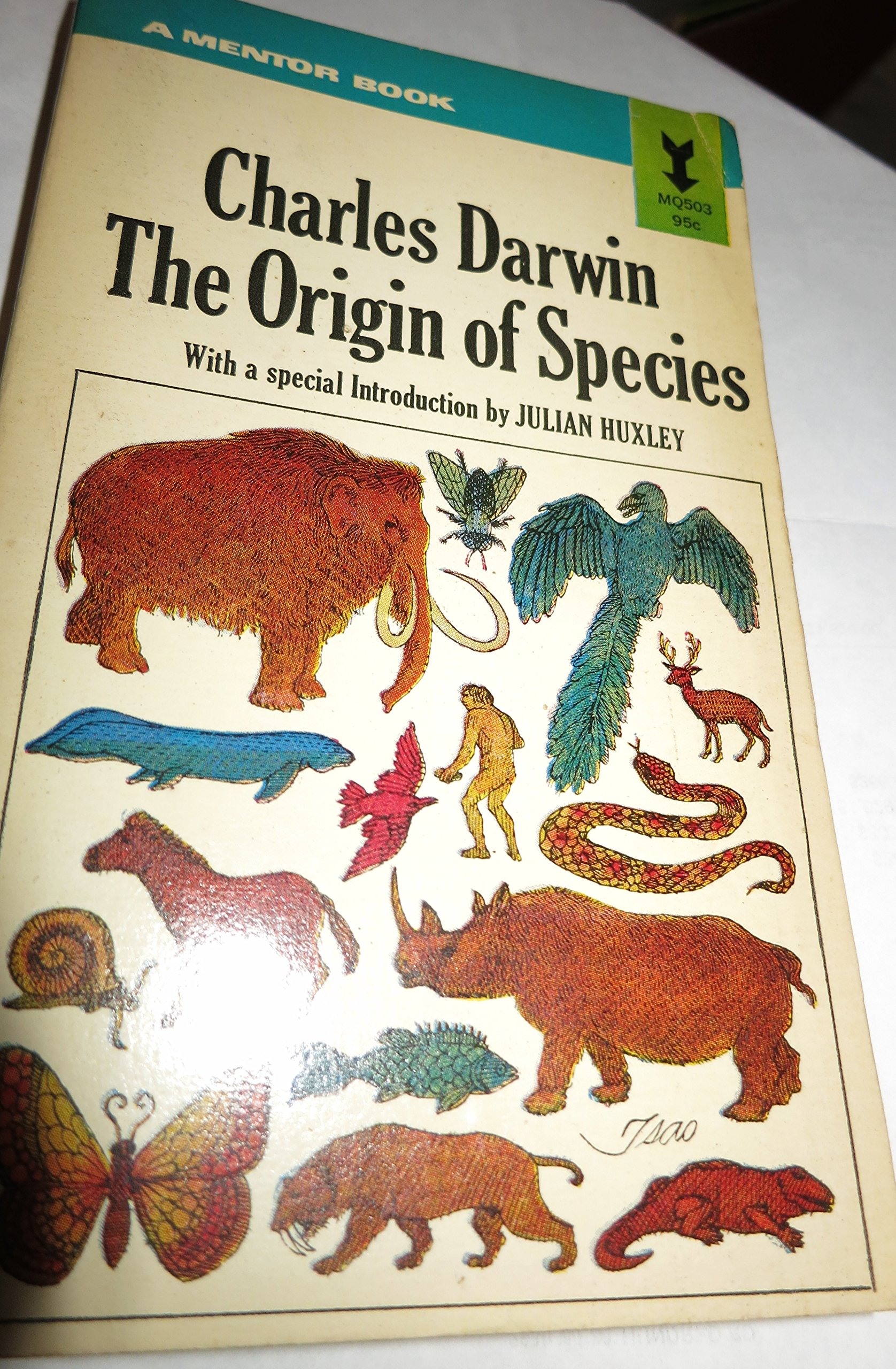 Origin Of Species, The * Special Introduction By Julian Huxley by ...