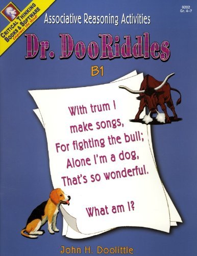 Dr. DooRiddles B1 (Grades 4-7) by John Doolittle by John H. Doolittle ...