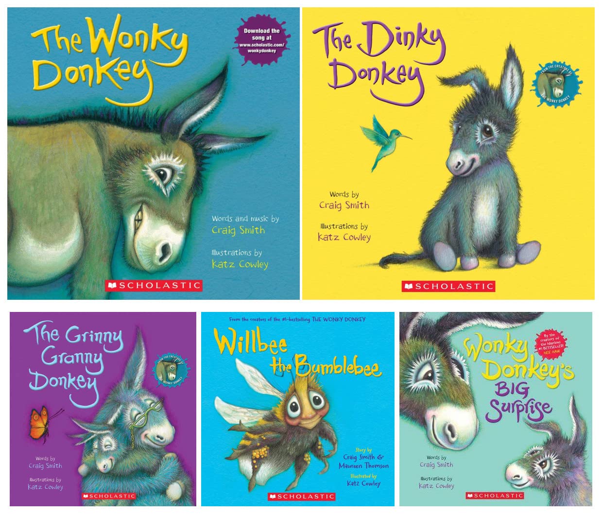 NEW RELEASE! Wonky Donkey Series Set (5 Books) by Katz Cowley | Goodreads