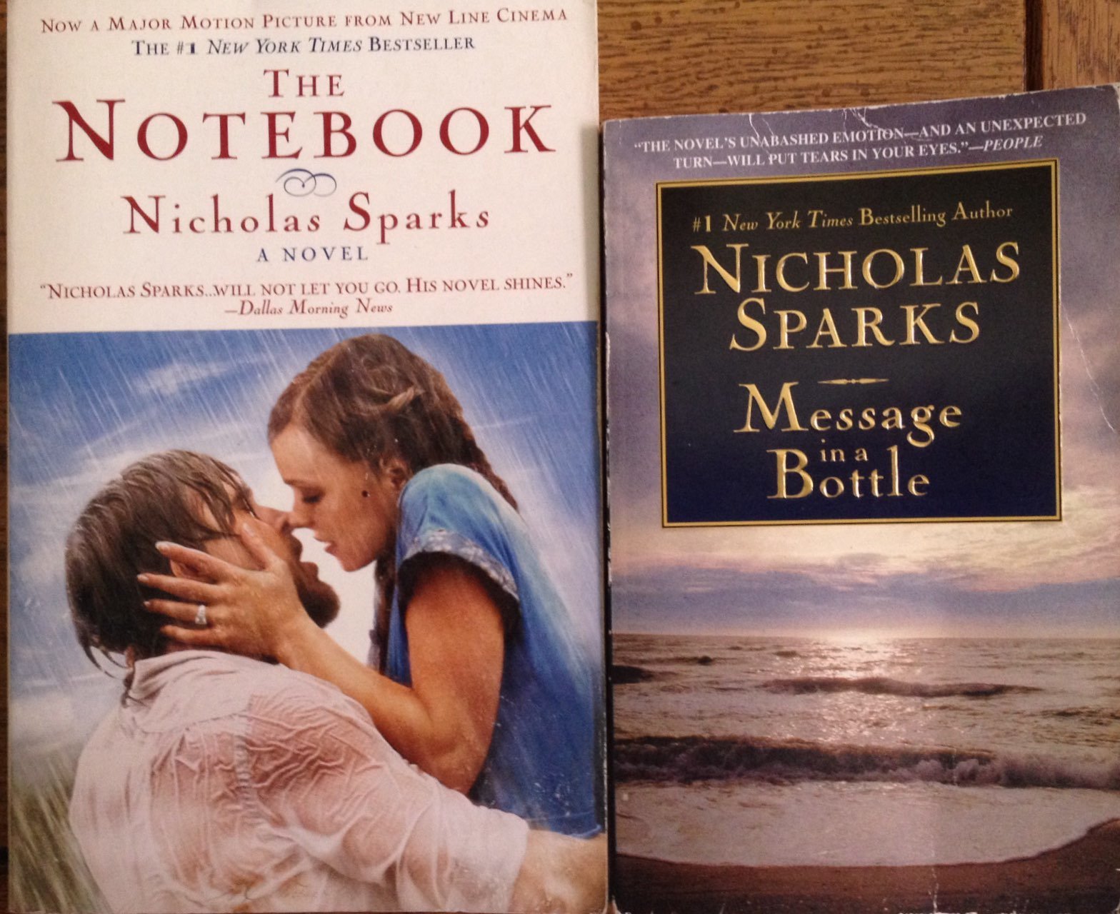 SET OF 2 NICHOLAS SPARKS NOVELS! The Notebook & Message in a Bottle by Nicholas Sparks | Goodreads