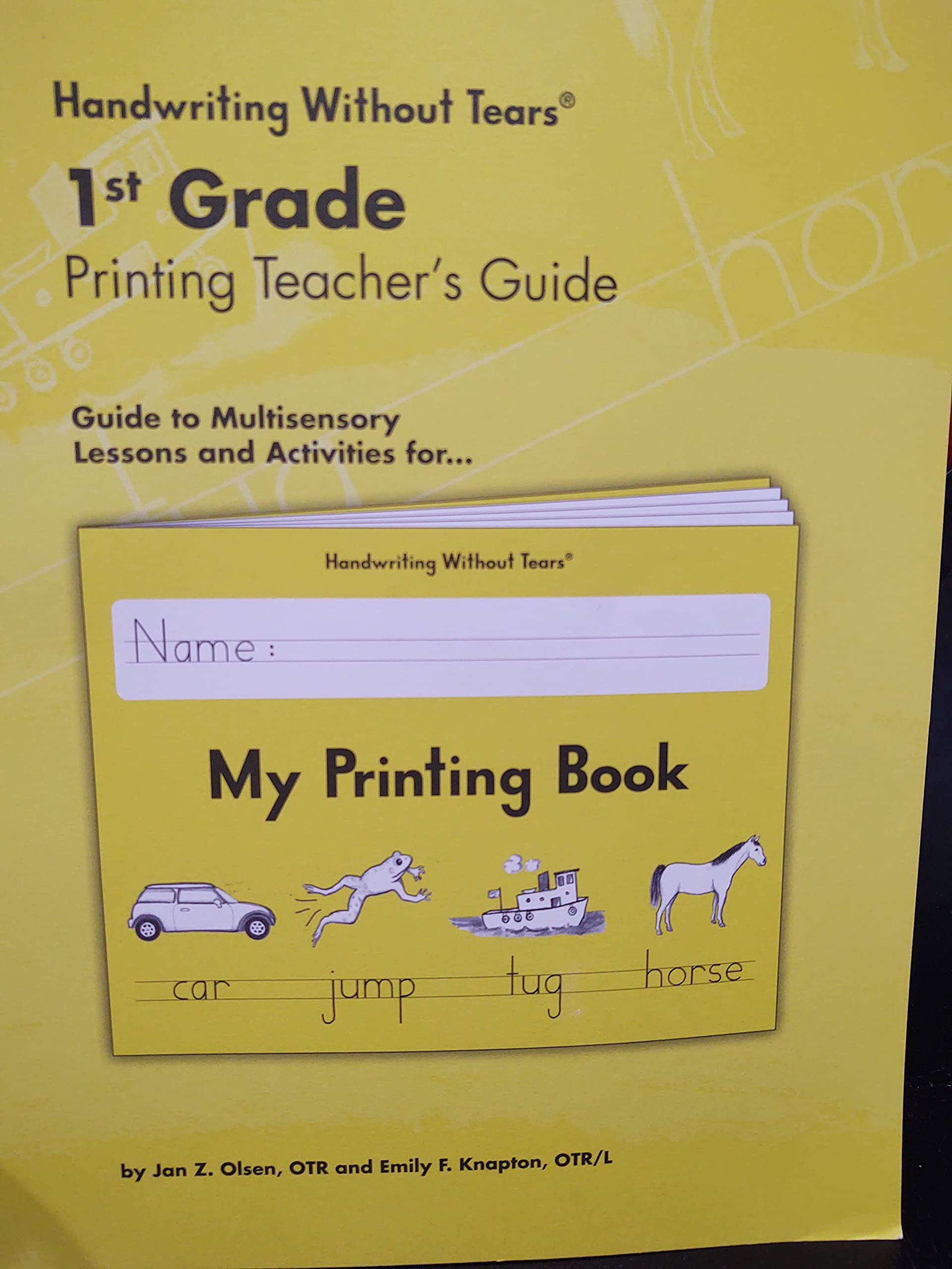 Handwriting Without Tears 1st Grade Printing Teacher's Guide by Jan Z ...