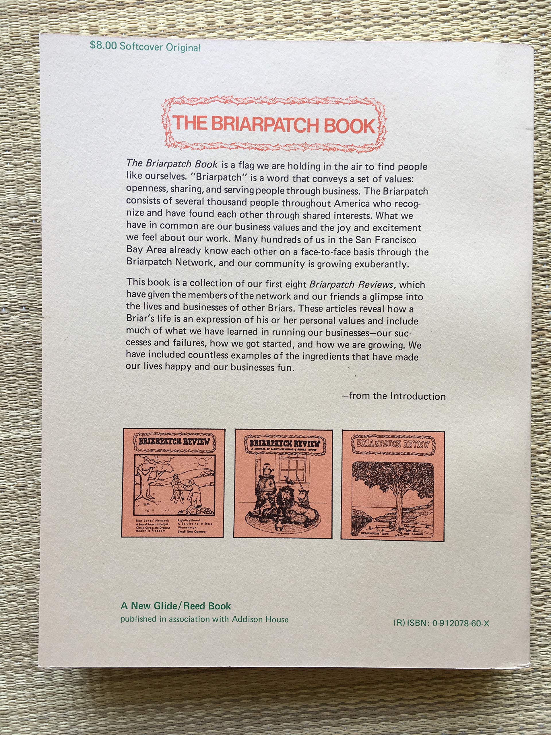 The Briarpatch Book: Experiences in Right Livelihood and Simple Living ...
