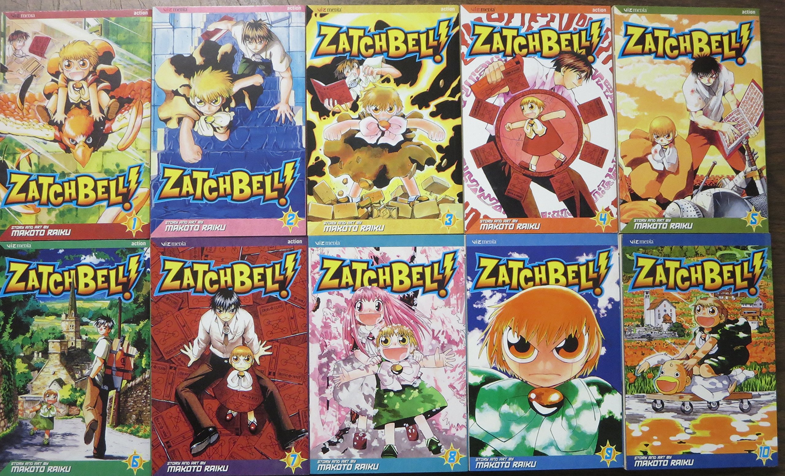 Zatch Bell! 10-volume Set (1-10) by Makoto Raiku | Goodreads