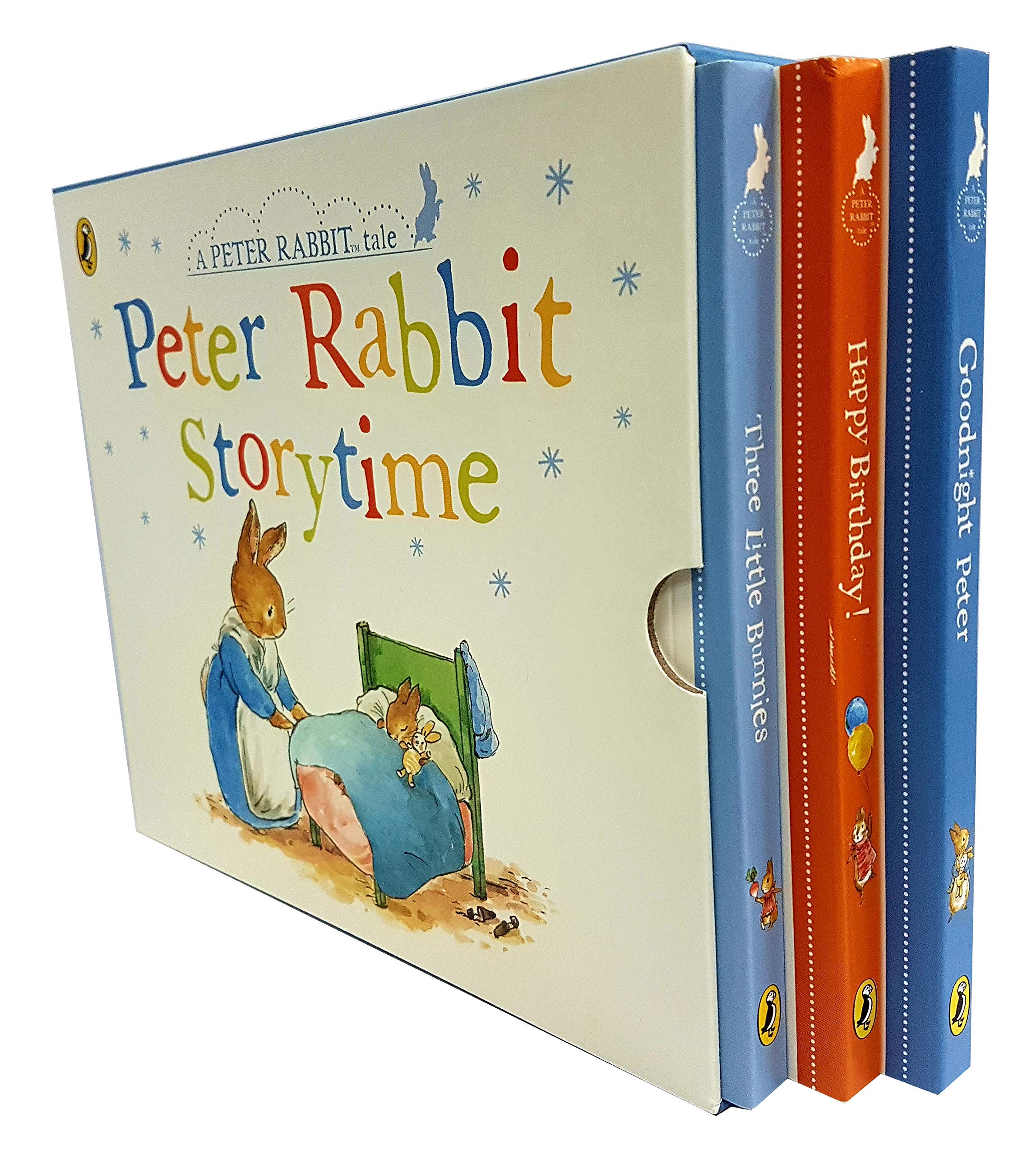 Peter Rabbit Story Time Collection 3 Books Box Set by Beatrix Potter ...