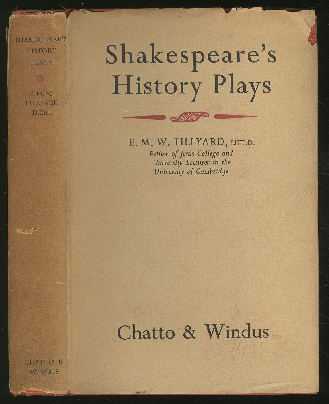 Shakespeare's History Plays by E.M.W. Tillyard | Goodreads