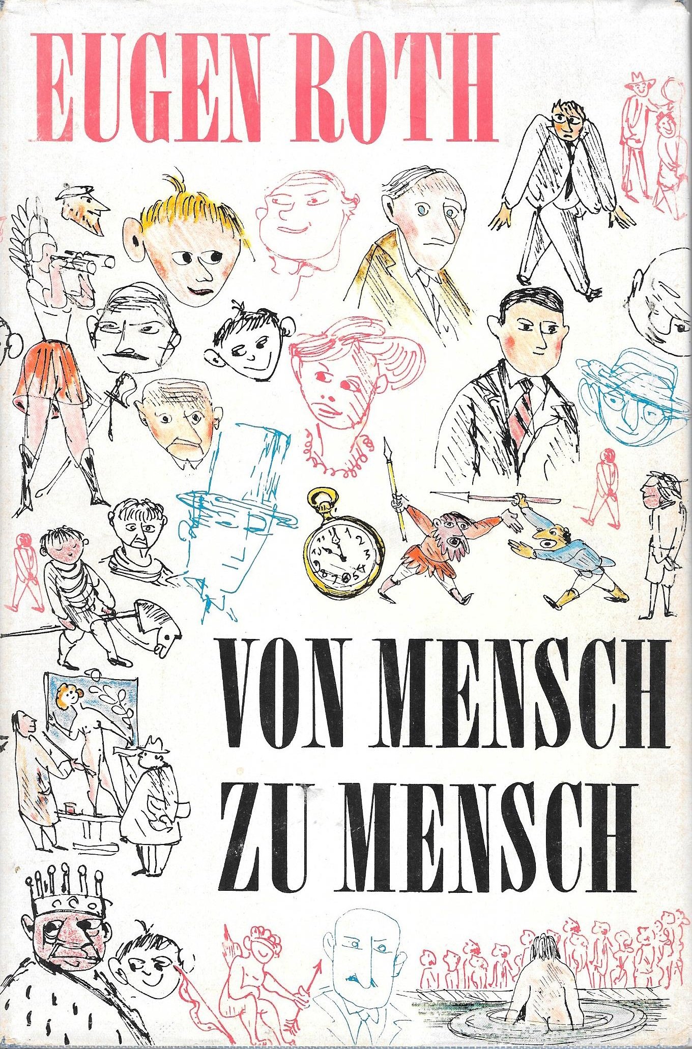 Eugen Roth von Mensch zu Mensch, Bücherbund, 368 Seiten, illustriert ...