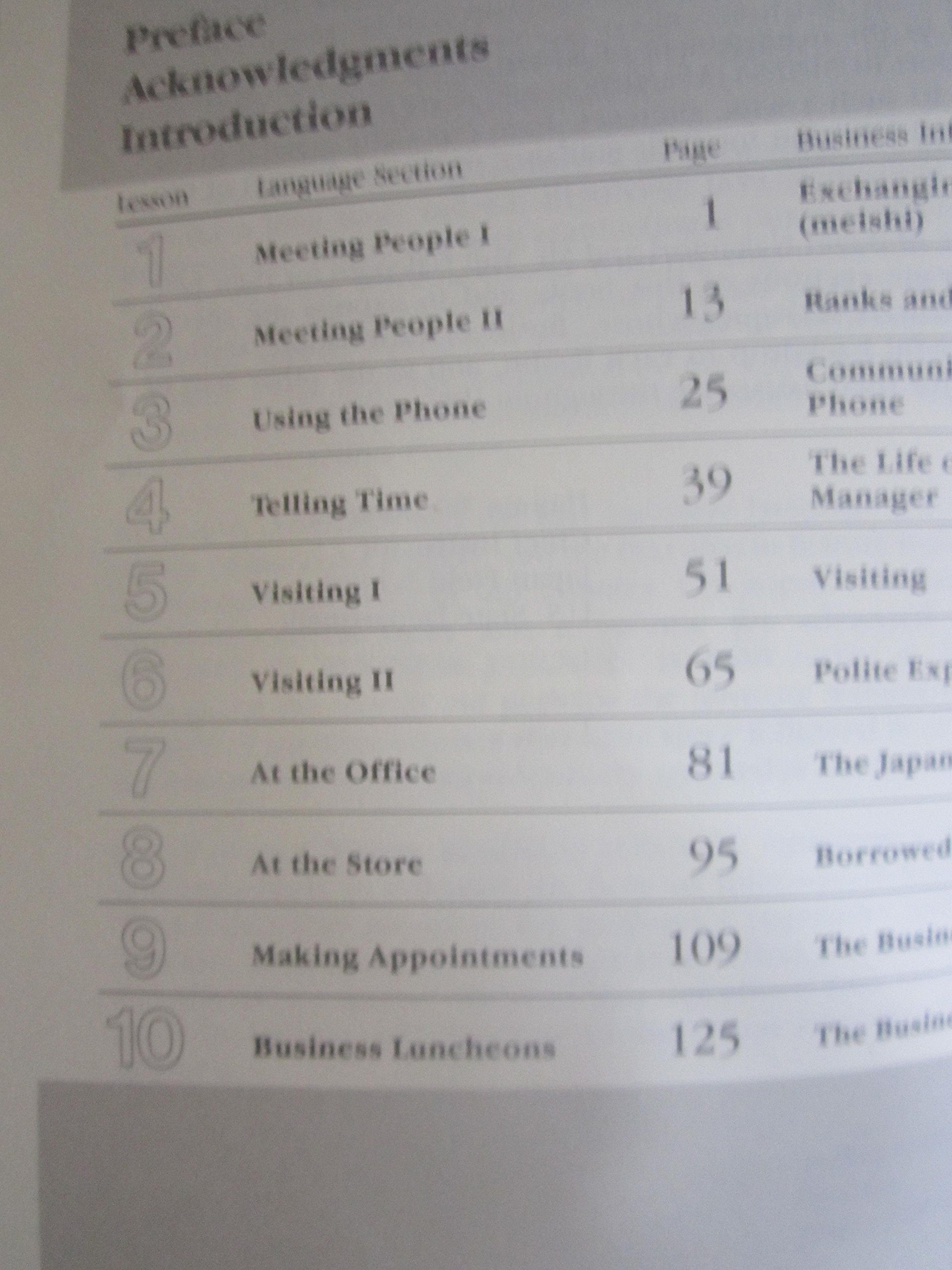 Business Japanese: A Guide to Improving Communication in Japanese by ...
