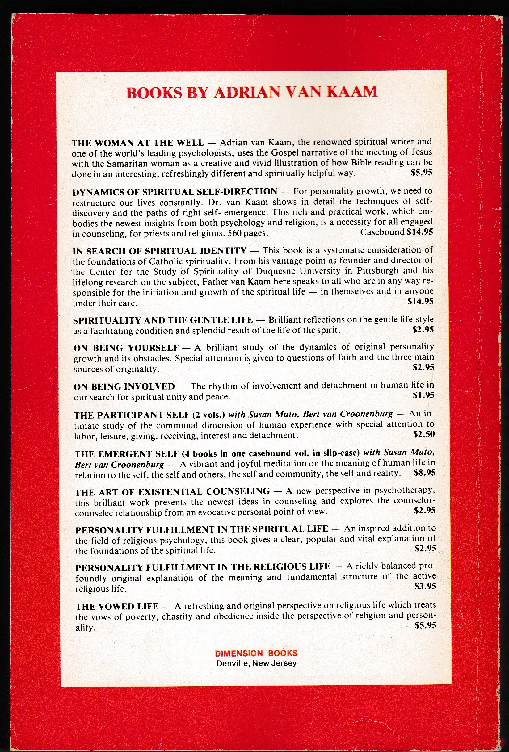 The Vowed Life by Adrian van Kaam | Goodreads