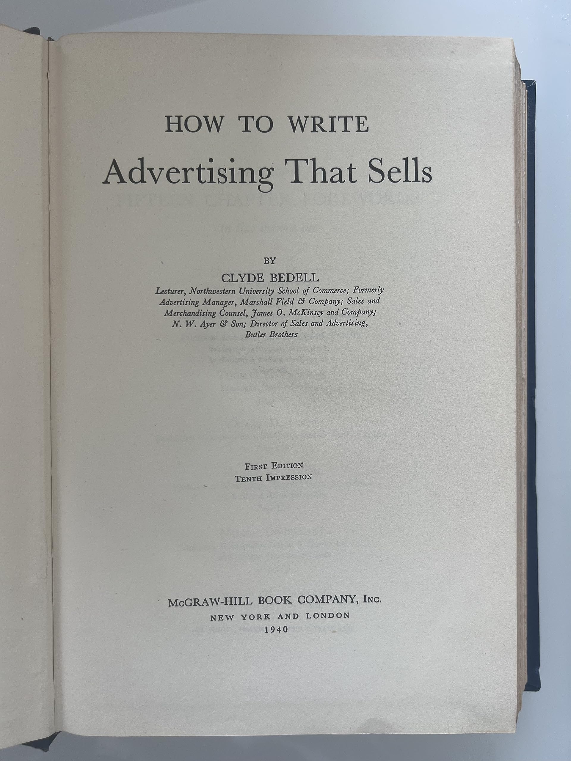 How to Write Advertising That Sells by Clyde Bedell | Goodreads