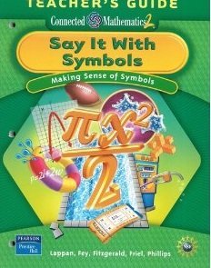 Say It With Symbols: Making Sense of Symbols, Teacher's Guide by Glenda ...