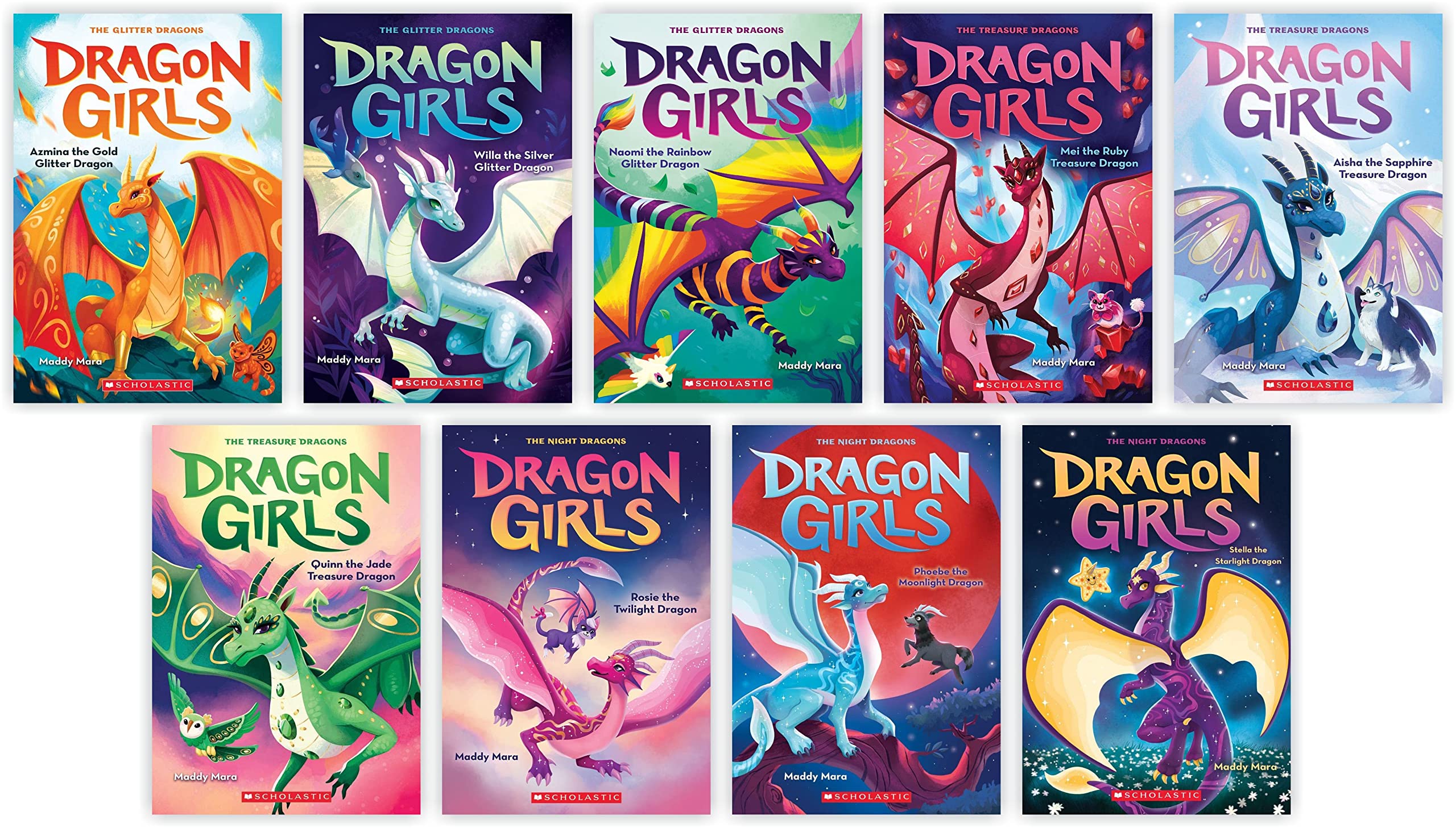 Dragon Girls Series Books #1-9 by Maddy Mara | Goodreads