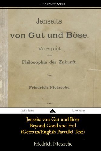 Jenseits von Gut und Bse/Beyond Good and Evil (German/English Bilingual ...