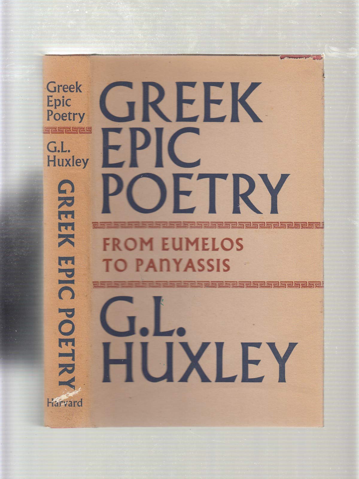 Greek Epic Poetry: From Eumelos to Panyassis by G.L. Huxley | Goodreads