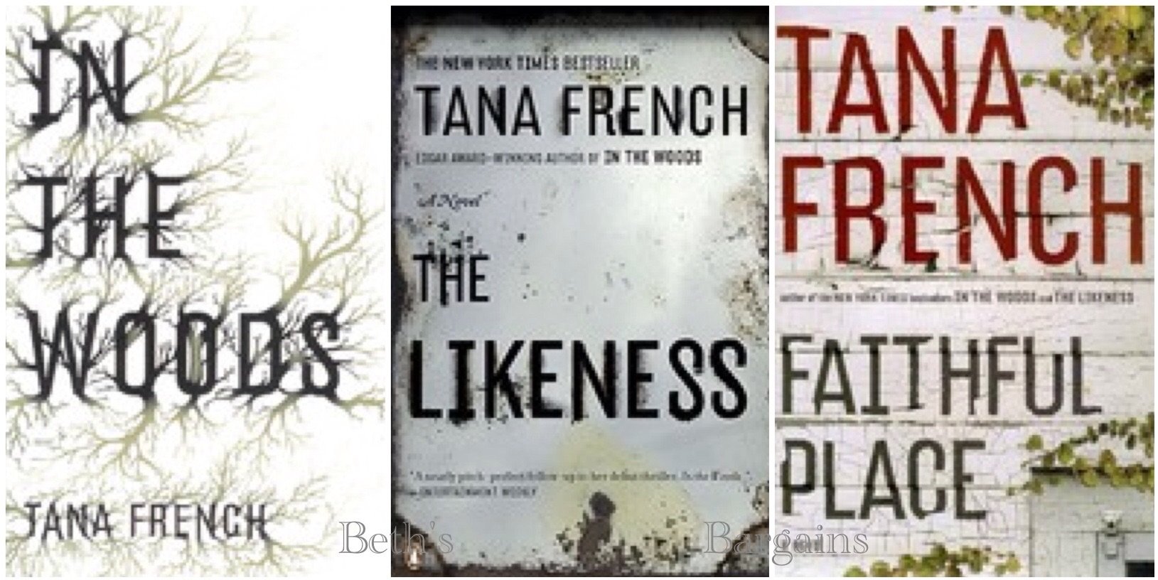 Tana French 3 Book set: In the Woods/The Likeness/Faithful Peace by ...