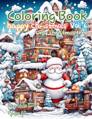 Coloring Book: happy christmas Vol. 6 (only tree) by Daeyog No | Goodreads