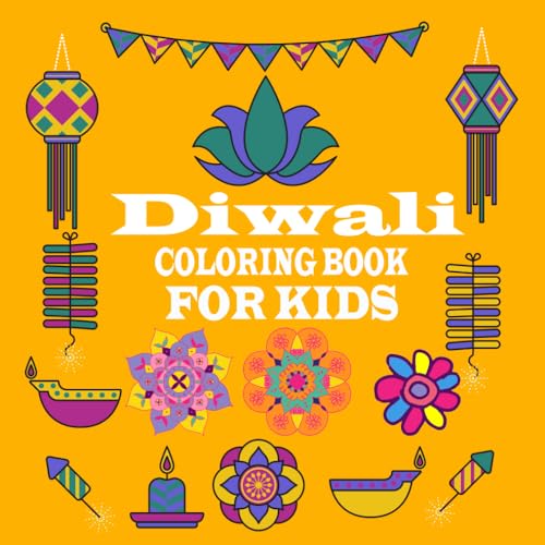 Diwali Coloring Book for Kids: 42 fun and easy Diwali coloring pages ...