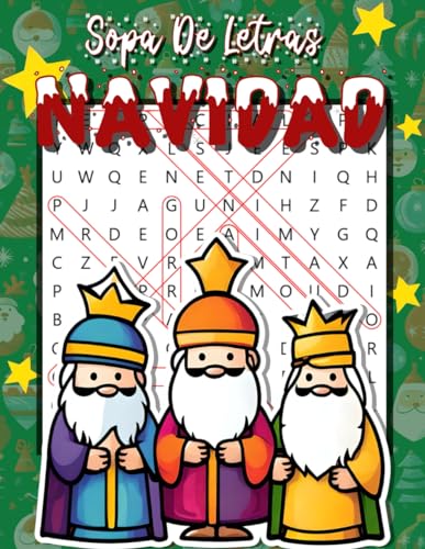 Sopa de Letra de Las Navidades: Busca palabras Navideño para Niños y ...