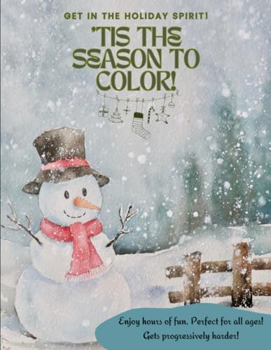 Tis the Season to Color: Amazing Christmas Coloring Book by Victor ...