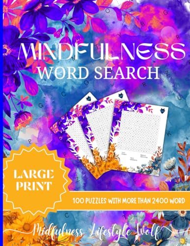 Mindfulness Word Search: Inspirational and Calming Word Search for ...