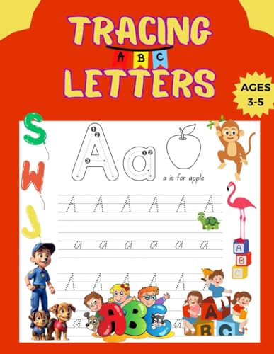 Tracing Letters: Alphabet handwriting practice workbook for ...