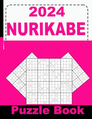 2024 Nurikabe Puzzle Book: 100 Large Print Stress Relief Puzzles ...