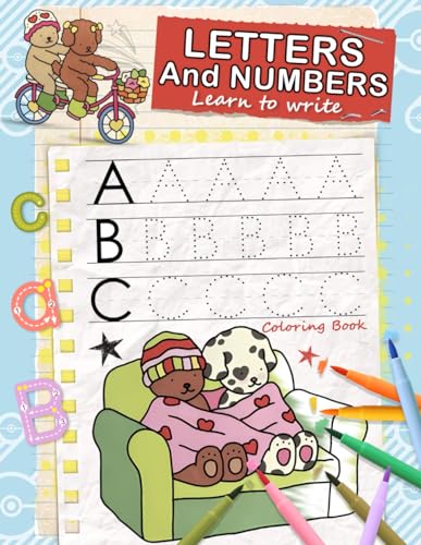ʙᴏʙ-ʙɪᴇ ɢᴏᴏᴅs Letters and Numbers Tracing Book: Tracing Letters and ...
