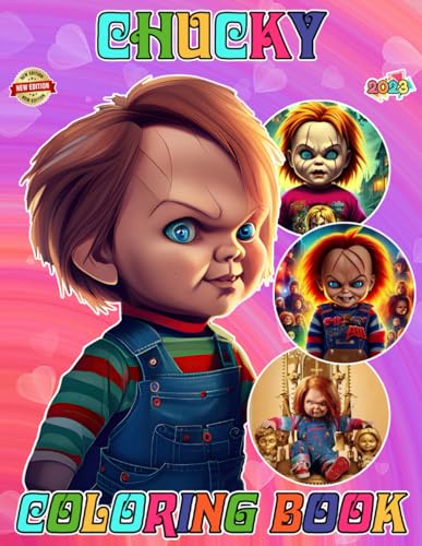 Chucky Nightmare Coloring Book: Scary Creatures And Creepy Murder ...