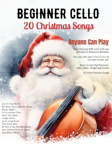 Easy Christmas Songs For Solo Cello: First Position Xmas Carols Anyone ...