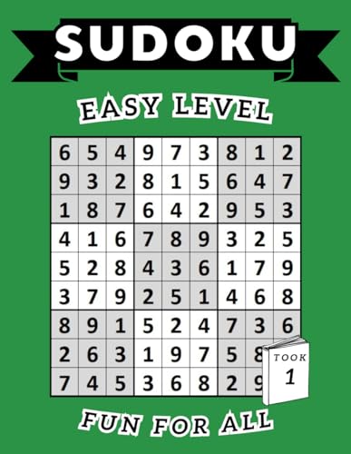 SUDOKU EASY LEVEL: 1000 Easy Level Sudokus: Try this easy level sudoku ...