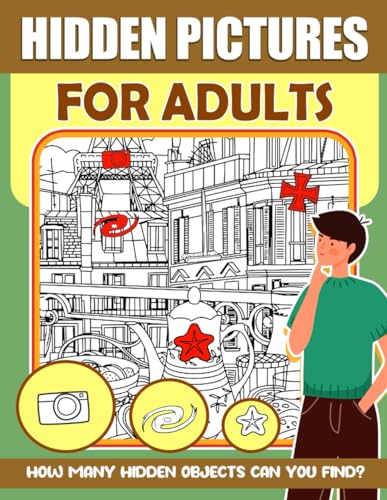 Hidden Pictures for Adults: Hidden Pictures Puzzles Book Gifts For Kids ...