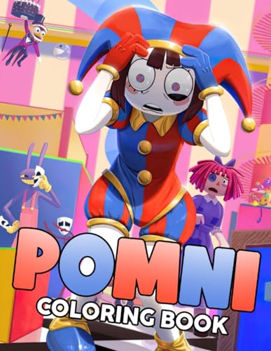 Pomni Coloring Book: Cute Coloring Books With 30+ High-Quality ...