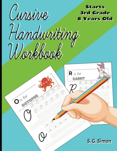 Cursive Handwriting Workbook: A Beginner's Cursive Adventure Workbook ...