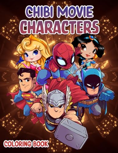 Movie Coloring Book: Stress Relieving And Having Fun With the Movie ...