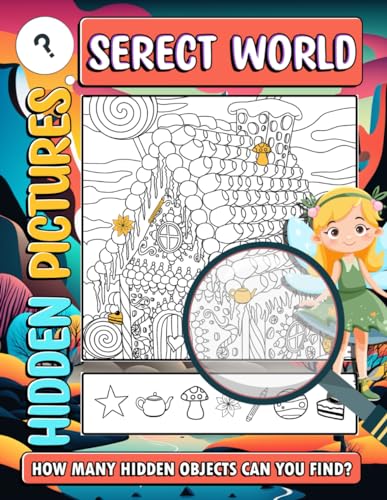 Serect World Hidden Pictures: Challenge Activities Game Book to Seek ...