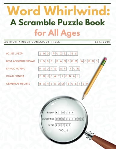 Word Whirlwind: A Scramble Puzzle Book for All Ages Vol. 2: Fun Jumble ...