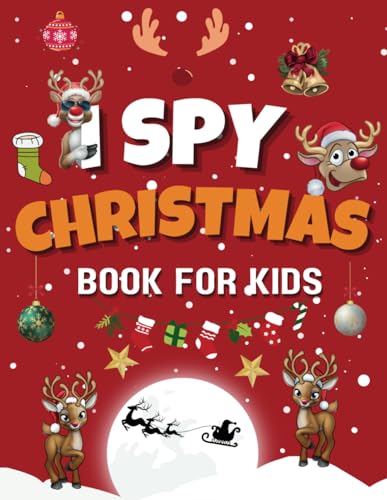 I Spy Christmas Book for Kids: Stocking Stuffers Activity Book for ...