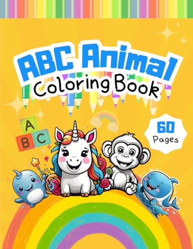 ABC Animal Coloring Book: Adventure: A Fun and Educational Safari for ...